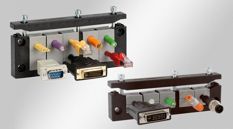 KEL-ER Split Multi Cable Transit Frames for Cables with Connectors / IP66 / UL Type 12/4X